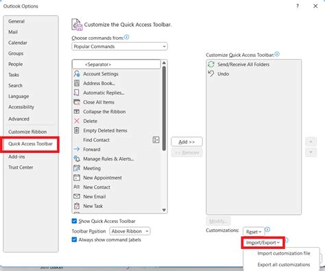 Export Ribbon Toolbar Template And Macro Settings For Office Apps Help Center