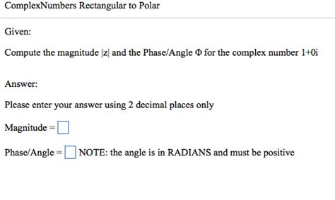 solved compute the rectangular coordinates for point a to 2