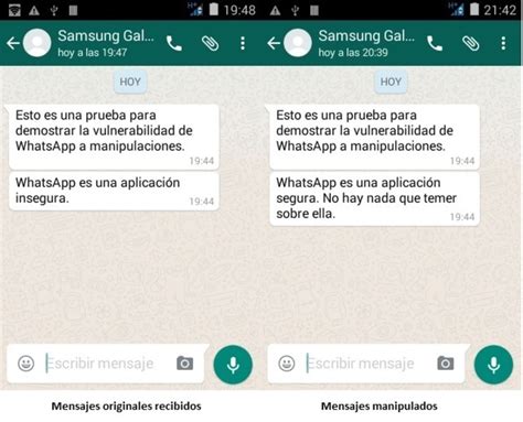 Los Mensajes De Whatsapp Se Pueden Manipular Sin Dejar Rastro