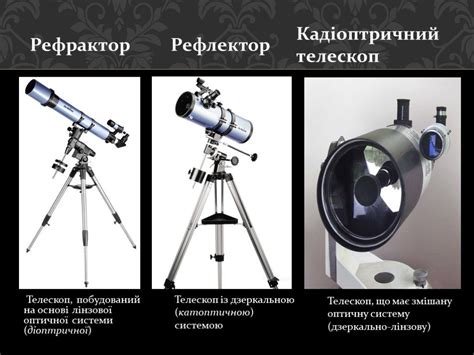 Рефлекторы примеры: Телескопы : типы, характеристики и особенности