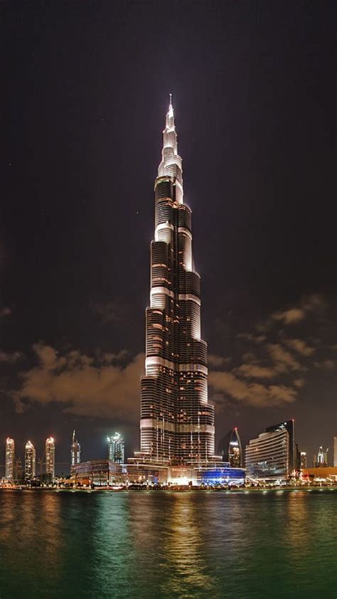 View From Burj Khalifa At Night