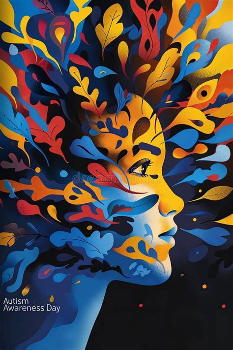 Dynamic Autism Awareness Day Visual Stock Image Image Of Dynamic