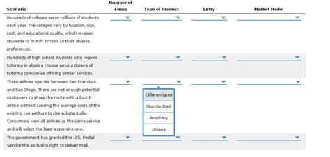 Solved For Each Of The Following Scenarios Determine Which