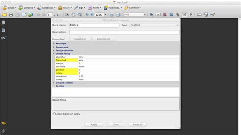 Pdflib Block Plugin Dialog Box Print Science Documentation