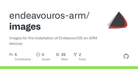 GitHub Endeavouros Arm Images Images For The Installation Of EndeavourOS On ARM Devices