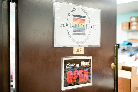 Business Spotlight Any Bodys Custom Design Embroidery Abcde