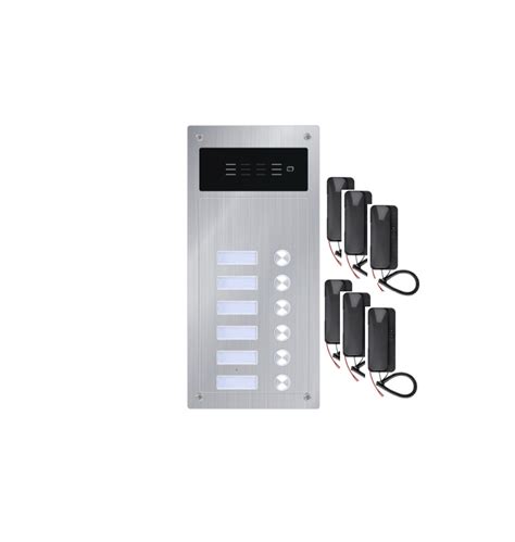 Multi Function Audio Handset Intercom System With Proximity Reader Audio Door Phone And Handset