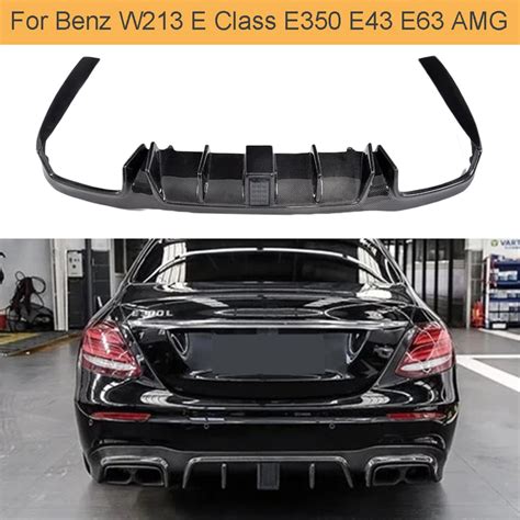 Rear Diffuser For Mercedes Benz W213 E250 E250 E350 E400 E43 E63 Amg
