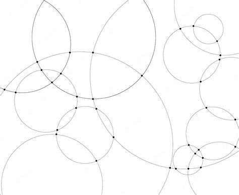 Premium Vector Bubble Doodle Pattern Linear Trendy Geometric Background