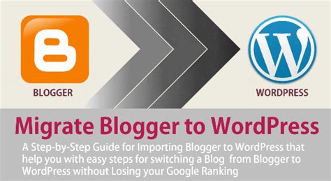 5 Steps Move From Blogger To Wordpress Without Losing Search Traffic