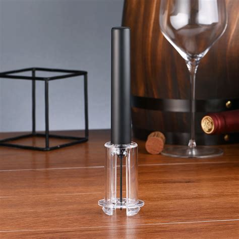 Comprar Abridor De Vinho Saca Rolha Com Bomba Tira Ar Preto Viktwa