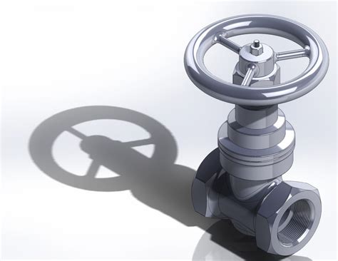 Gate Valve 3d Cad Model Library Grabcad