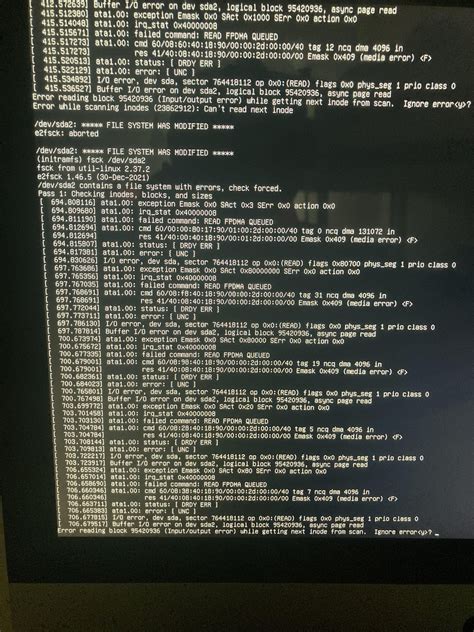 Having Issues With My Filesystem I Was Normally Using My Gui Not A Long Time Ago And Now Im