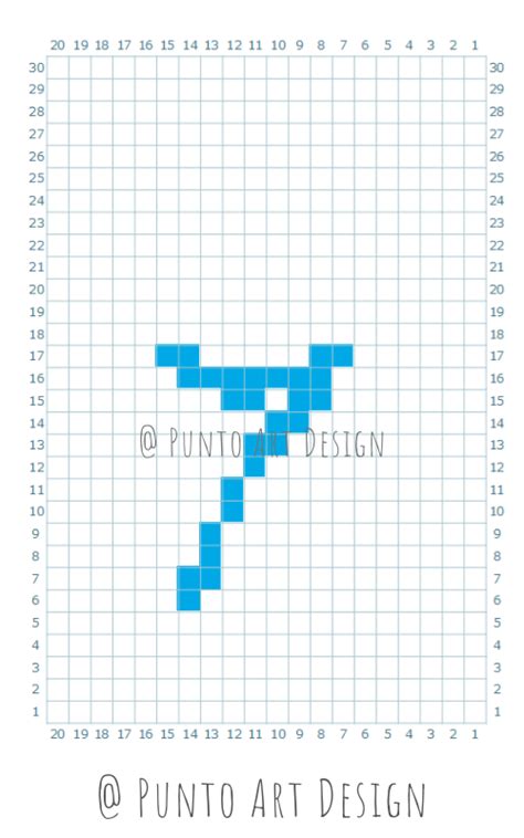 Numbers Design Chart Free Grid Pattern Punto Art Design
