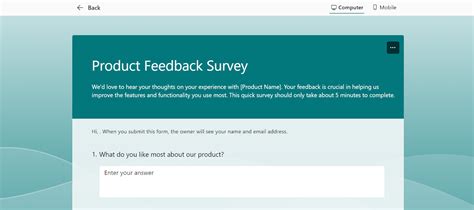 Easy Steps To Create A Microsoft Survey Formaloo