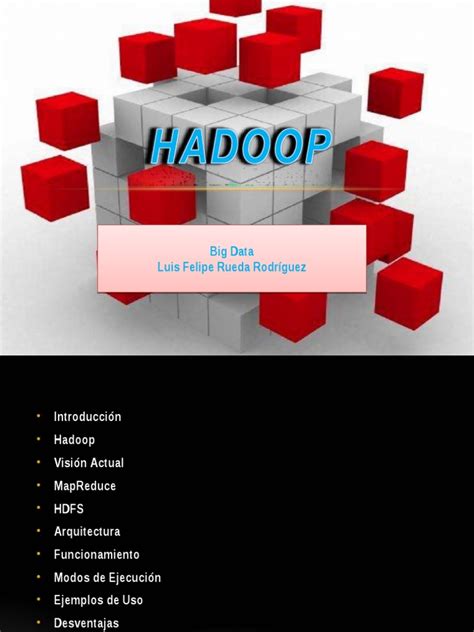Apache Hadoop Herramientas Big Data Pdf Apache Hadoop Mapa Reducido