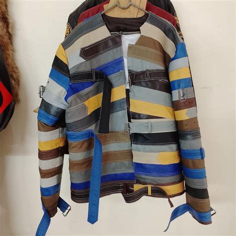 Patch Work Denim Jacket Etsy