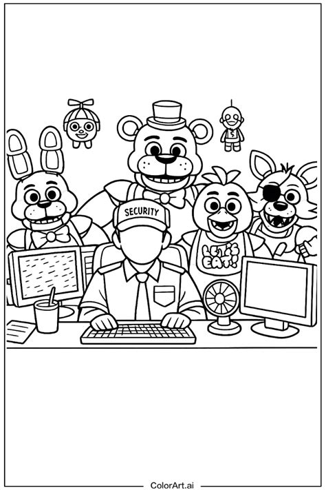 28 Free Five Nights At Freddys Coloring Pages Printable Pdf And Png