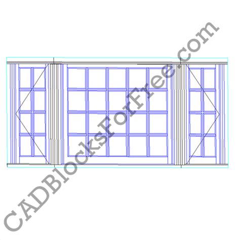 Window Free AutoCAD Block In DWG