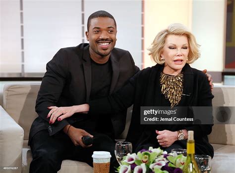 Singer Ray J Suprises Media Personality Joan Rivers Onset As She