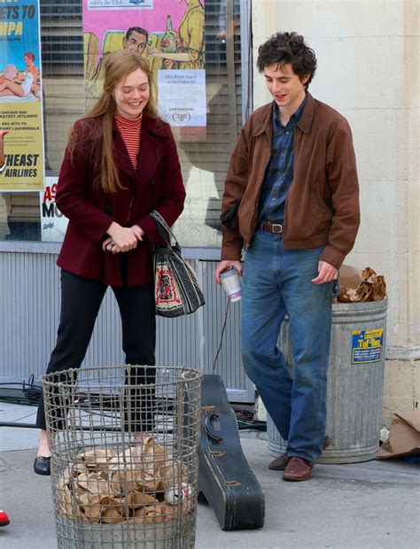 Elle Fanning At A Complete Unknown Filming Set In New Jersey 04 16