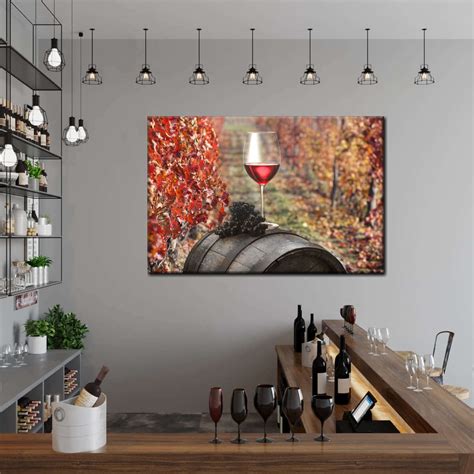 Napa County Red Wine Wall Art Elephant Stock