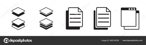 layer icon file application task manager icon multi tasks multi stock