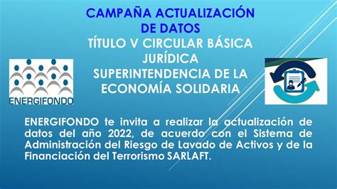 Campaña Actualización De Datos Enerondo