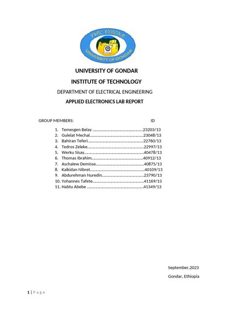Applied Electronics Lab Report Pdf Rectifier Diode