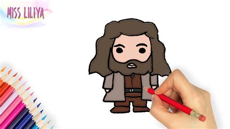 Як намалювати Хагріда з Гаррі Поттера Прості малюнки Youtube