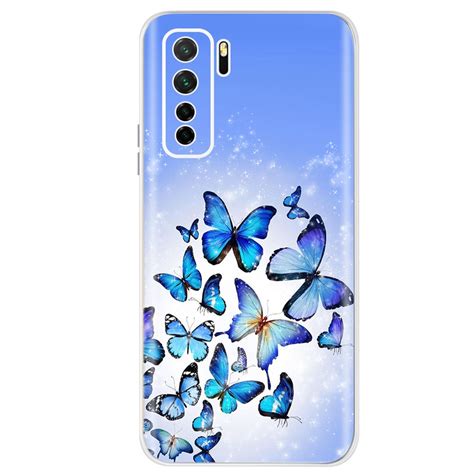 Huawei Nova Se Cdy Nx B Case Fashion Flower Pattern Printed Soft Silicone Phone Cover Huawei