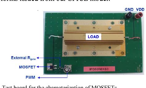 Figure 15 From Spice Model Extraction For A Mosfet Based On A