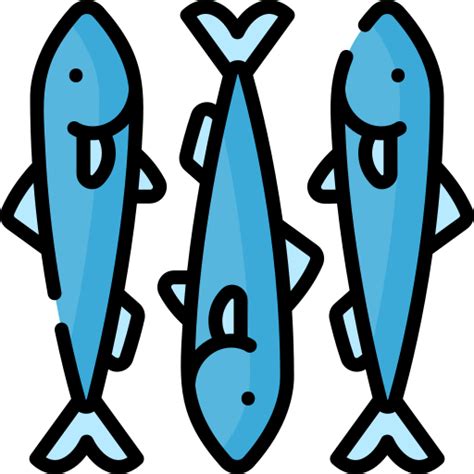 Sardines Special Lineal Color Icon