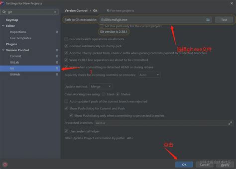 通过idea配置git并连接gitlab并且提交代码开始配置 下载并且安装git 在idea中配置git 进入setti 掘金