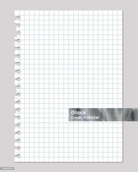 찢어진된 종이 그림자 회색 배경에 고립 된 통합 문서에서 시트의 현실적인 일러스트 벡터 개념에 대한 스톡 벡터 아트 및 기타 이미지 개념 개체 그룹 공란 Istock