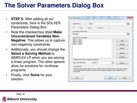 Excel Solver Ie 469 Spring Ppt Download