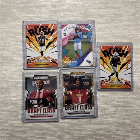 25 Card Rookies And Stars Jayden Daniels Shedeur Ward Jeanty Rc Inserts