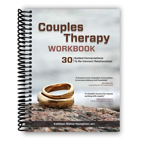 Couples Therapy Workbook 30 Guided Conversations To Re Connect Relati