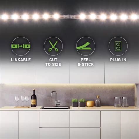 Led Linkable Under Cabinet Strip Lights Shelly Lighting