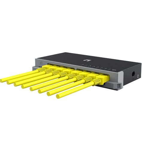 different 8 port gigabit switch metal housing original safety lock series netis systems 2025