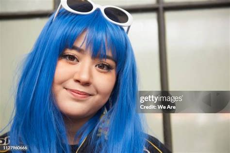 Blue Hair Guy Photos And Premium High Res Pictures Getty Images