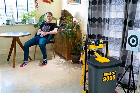 Binbot Is An Autonomous Trash Can With Vision Assisted Guidance That Comes To You When