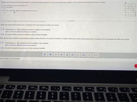 Solved Determine The Points At Which The Function To The Chegg