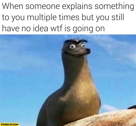 When Someone Explains Something To You Multiple Times But You Still Have No Idea Wtf Is Going On