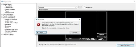 Unhandled Exception Has Occurred In A Component In Your Application Autodesk Community