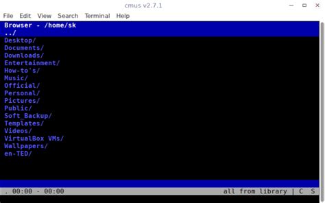 cmus a powerful console music player for linux ostechnix