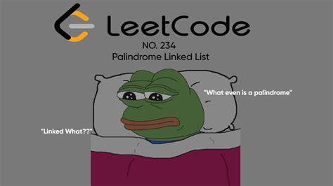 Palindrome Linked List Leet Code 234 2 Pointer Javascript Youtube