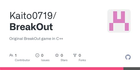 GitHub Kaito0719 BreakOut Original BreakOut Game In C