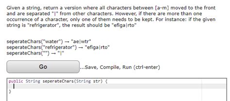 Solved Given A String Return A Version Where All Characters Chegg Com