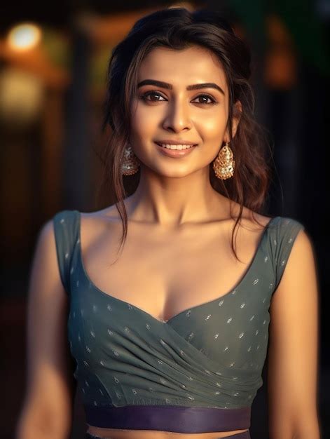 Premium Ai Image A Portrait Of Beautiful Sri Lanka Girl